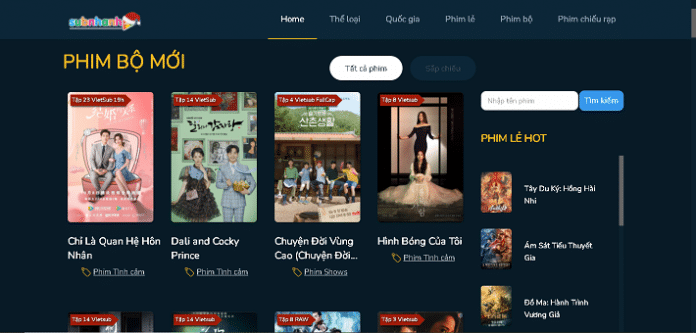 Các trang web xem phim online HD hay, nhanh, tốt nhất